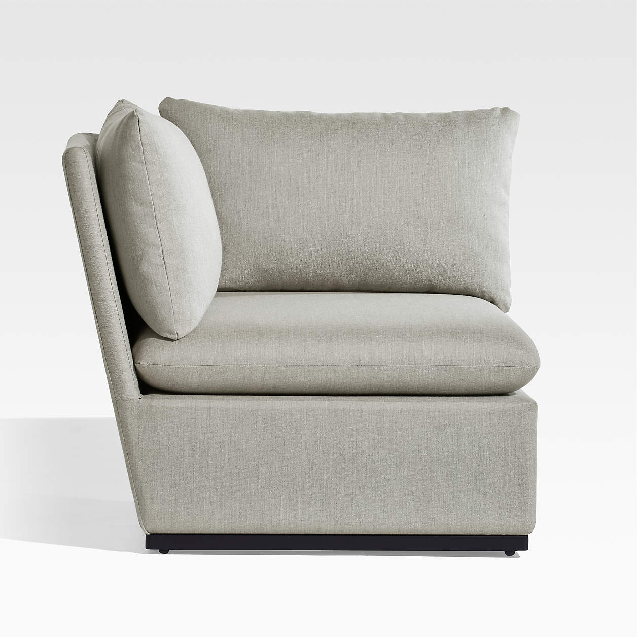 Zuma Outdoor Upholstered Corner Lounge Chair | Crate & Barrel