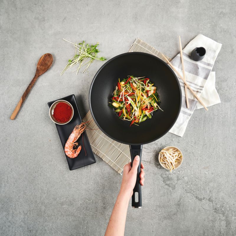 ZWILLING Madura Plus 12" Stir Fry Pan | Crate & Barrel