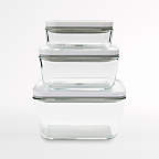 ZWILLING Fresh & Save Glass Vacuum Containers, Set of 3 | Crate & Barrel