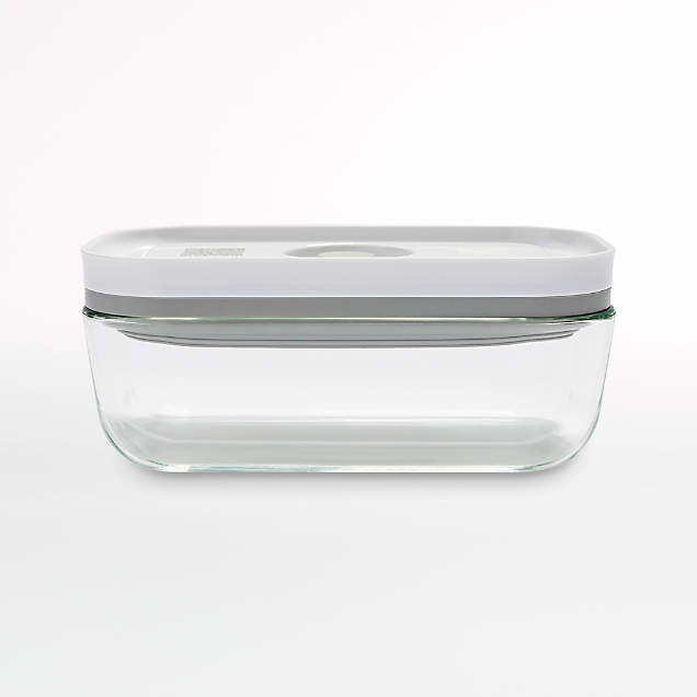 ZWILLING Extra-Large Fresh & Save Glass Vacuum Container | Crate & Barrel