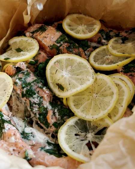 Steamed Garlic Salmon Recipe | Crate & Barrel