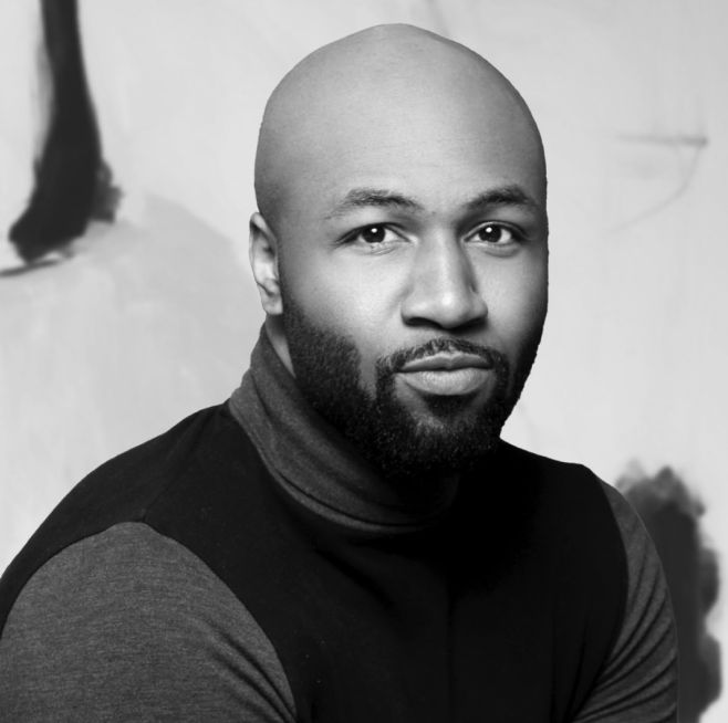 "Trace" Framed Beige Wall Art Print 40"x60" by Justin Q. Williams ...