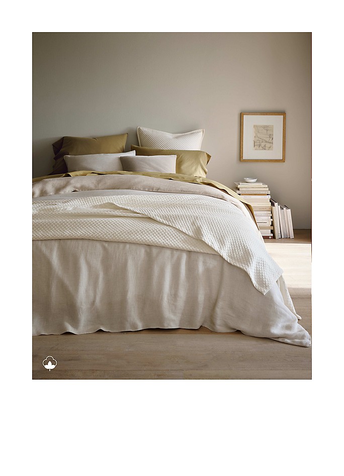 Colored Bedding: Shop Bedding by Color | Crate & Barrel