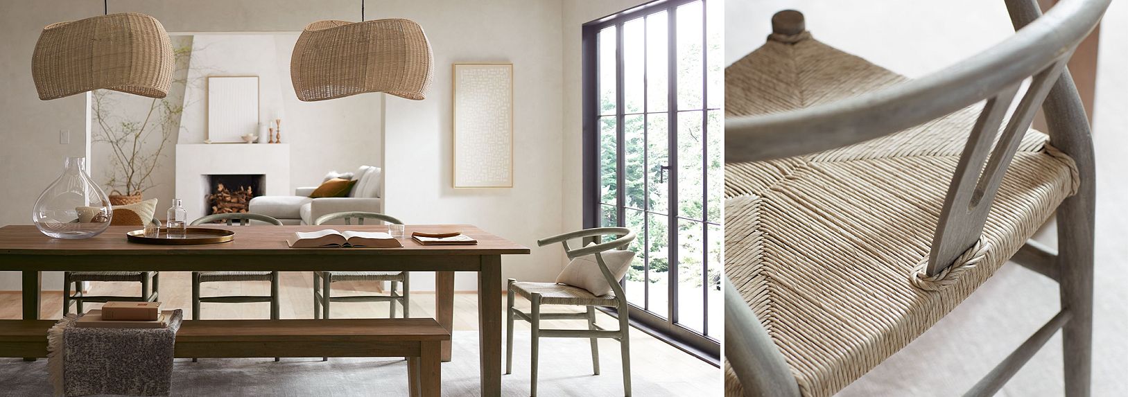 Basque Modern Farmhouse Dining Room | Crate & Barrel Canada