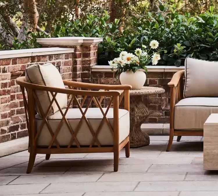 wooden front porch furniture