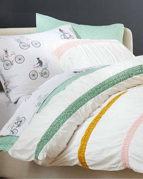 Modern Girls Bedding: Girl Sheet Sets & Duvet Covers | Crate & Kids Canada