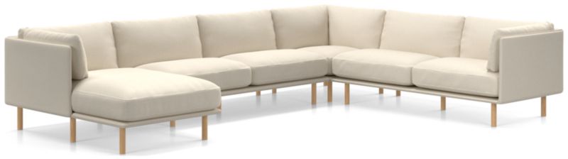 Wells 4-Piece Corner Sectional Sofa | Crate & Barrel