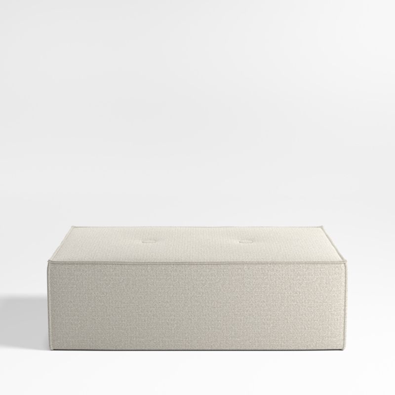 fabric ottoman rectangle