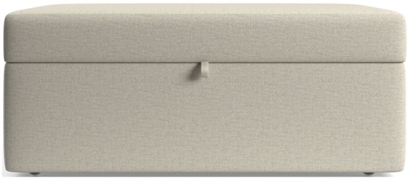 Lounge Classic Storage Ottoman with Tray