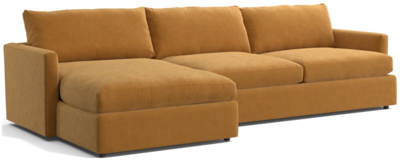 Lounge Deep 2-Piece Sectional Sofa | Crate & Barrel