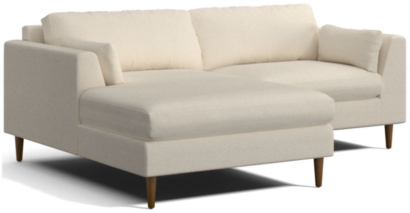 Avondale 2-Piece Small Space Sectional Sofa with Chaise Lounge ...