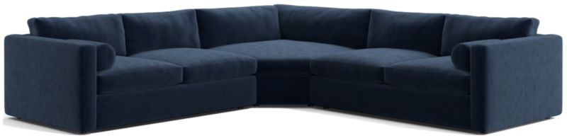Aris Deep 3-Piece Corner Sectional Sofa | Crate & Barrel