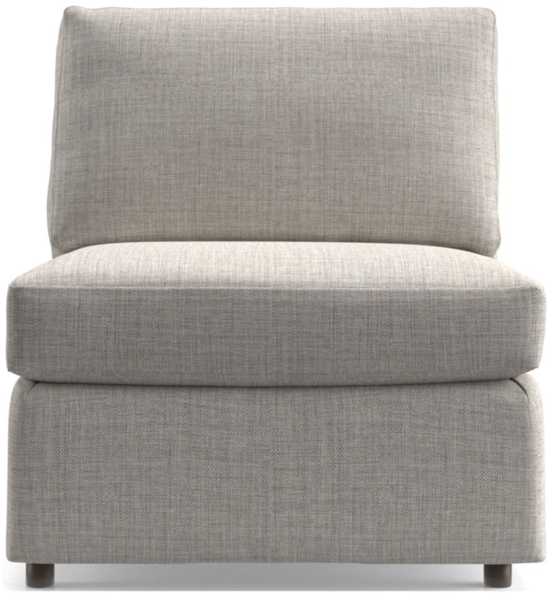Barrett II Armless Chair Reviews Crate Barrel