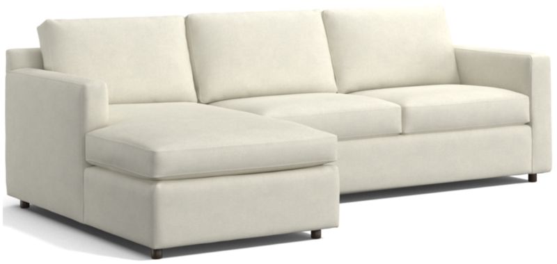 Barrett II 2-Piece Left Arm Chaise Sectional | Crate & Barrel