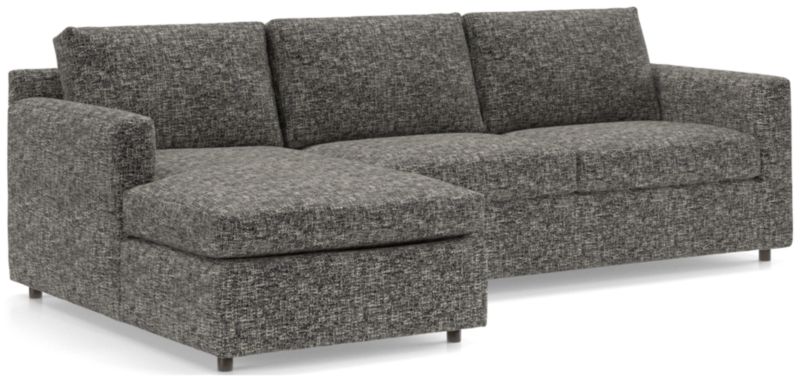 Barrett II 2-Piece Left Arm Chaise Sectional | Crate & Barrel