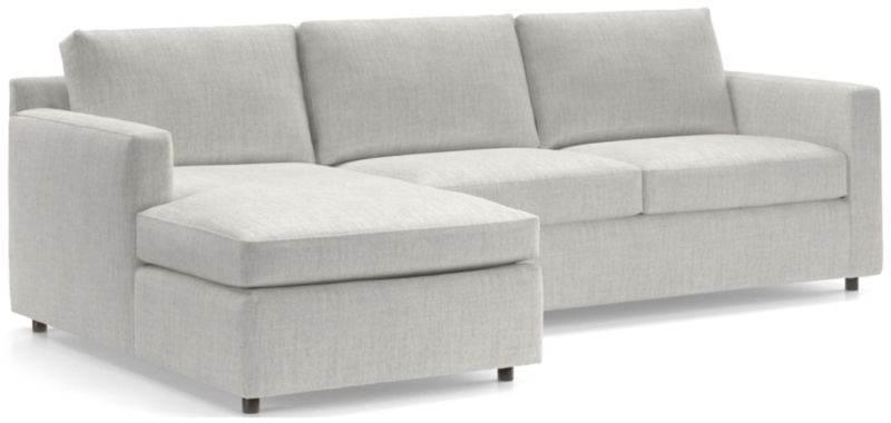 Barrett II 2-Piece Left Arm Chaise Sectional | Crate & Barrel