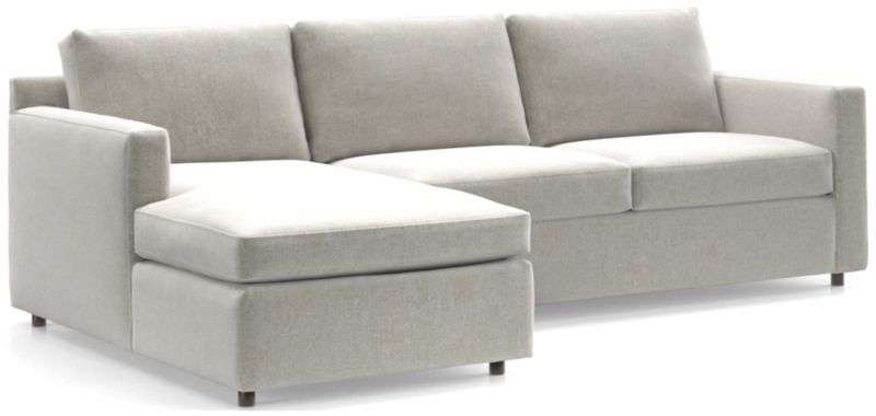 Barrett II 2-Piece Left Arm Chaise Sectional | Crate & Barrel