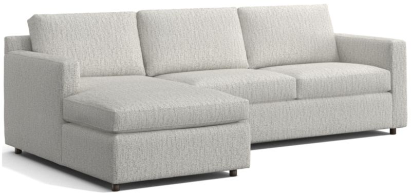 Barrett II 2-Piece Left Arm Chaise Sectional | Crate & Barrel