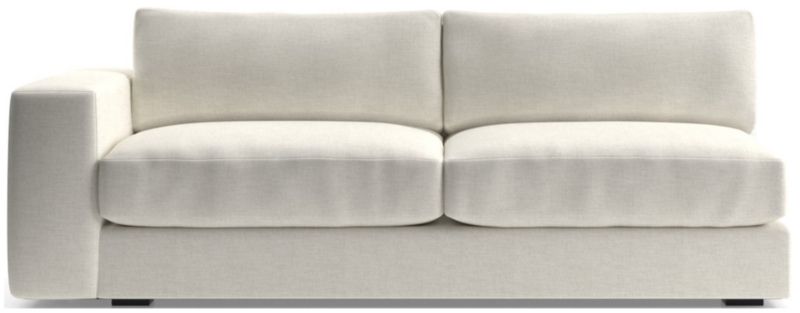 Oceanside Low Left-Arm Sofa + Reviews | Crate & Barrel