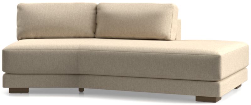 Horizon Right-Arm Angled Chaise | Crate & Barrel Canada