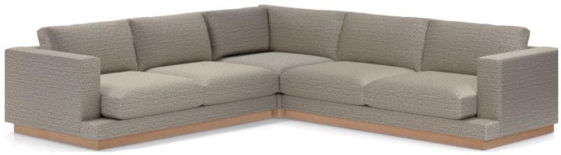 Tidal 3-Piece L-Shaped Sectional Sofa | Crate & Barrel